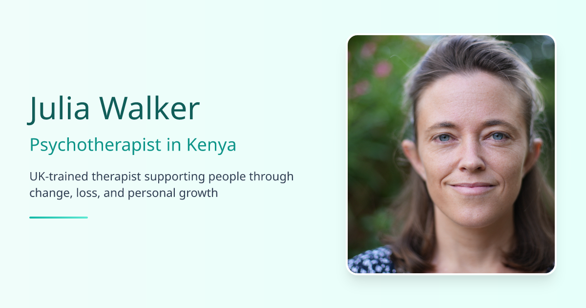 Support That Meets You Where You Are | Professional Therapy in Kenya